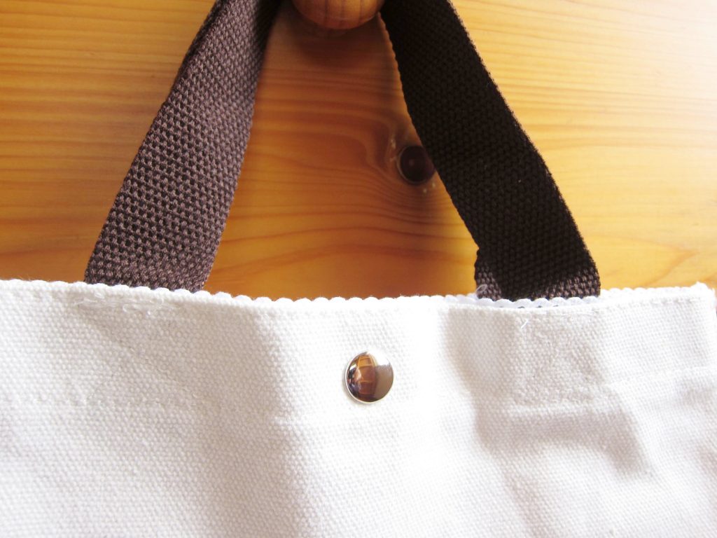 Canvas Bag Tote Bag, button & small - Shine Kids Crafts