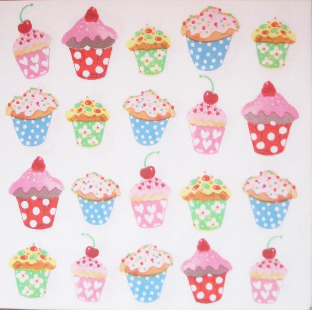 Personalized Pouch w/ Cupcake & Name, custom canvas bag - Shine Kids Crafts