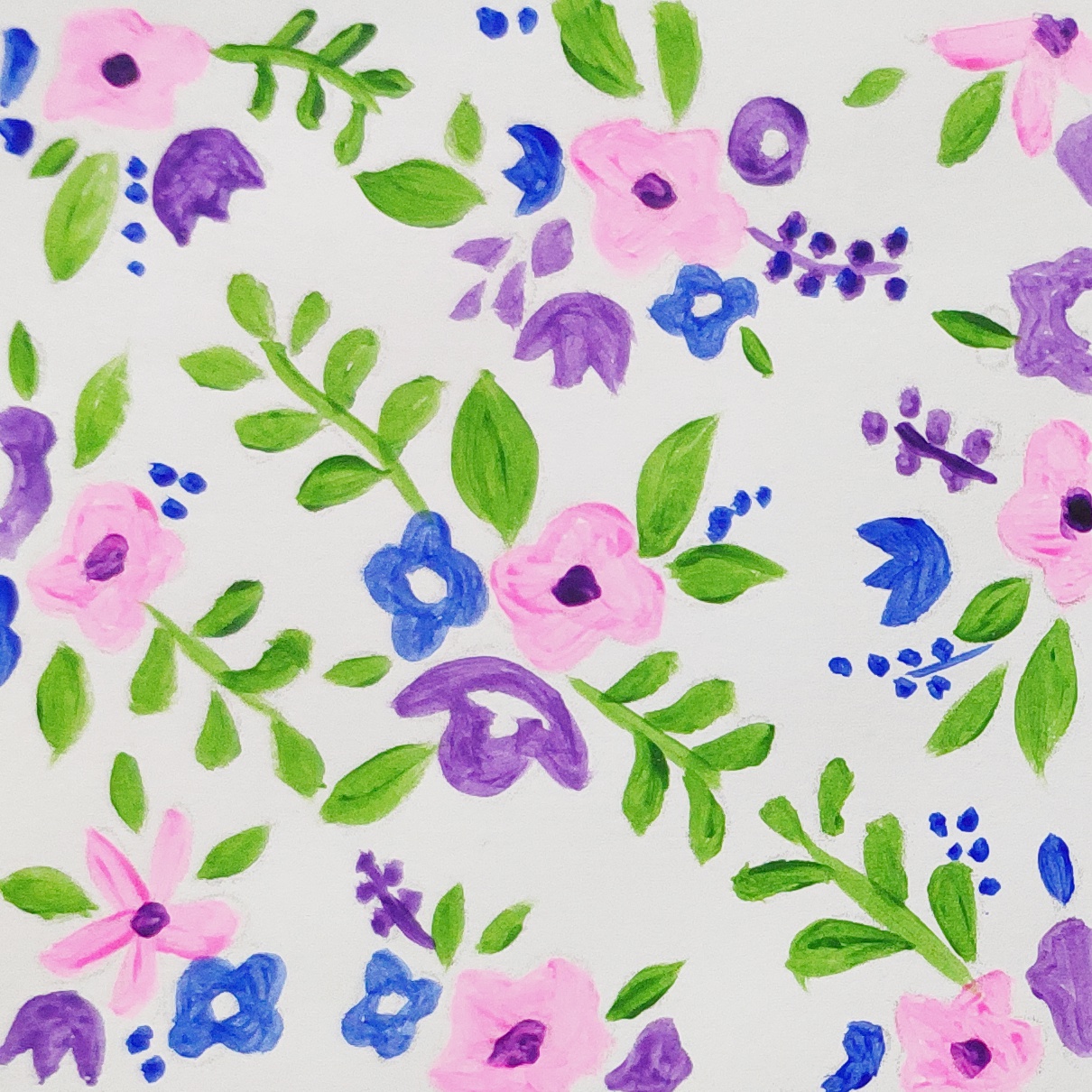 flower pattern Archives - Shine Kids Crafts